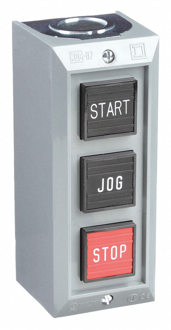 SQUARE D, (3) Push Buttons, 0 Pilot Lights, Control Station - 2XVG3|9001BG316 - Grainger