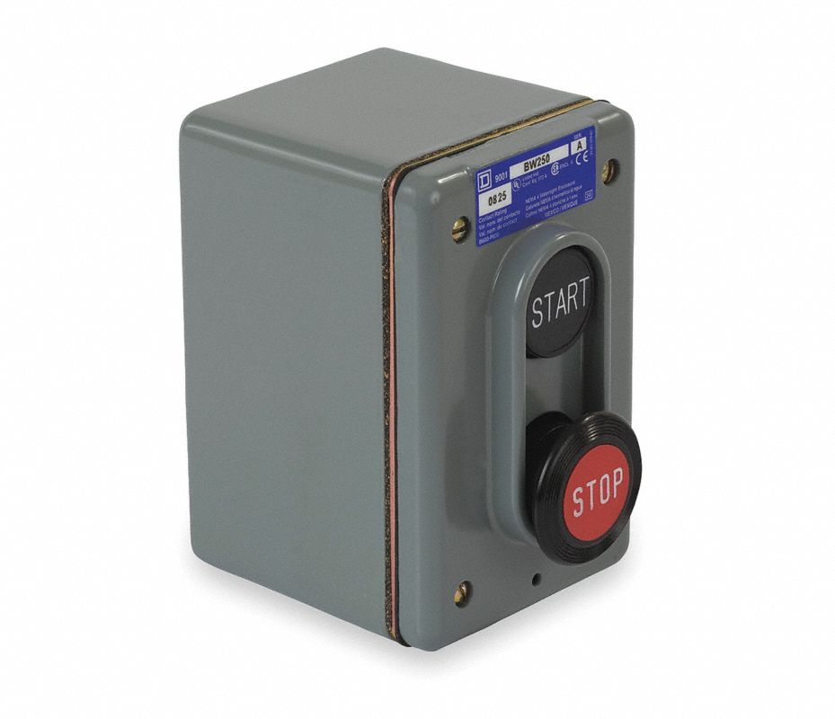 SQUARE D Estación de Control con Botón Pulsador 1NA/1NC 2 operadores Start/Stop - Estaciones de ...