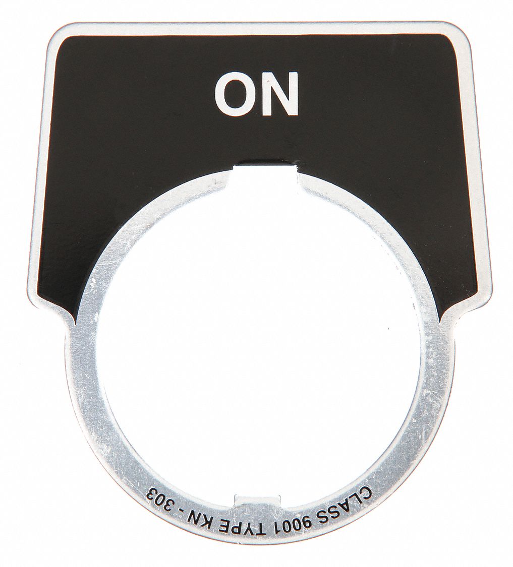 30 mm Panel Mounting Size, Half-Round, Legend Plate - 2XVP5|9001KN303 ...