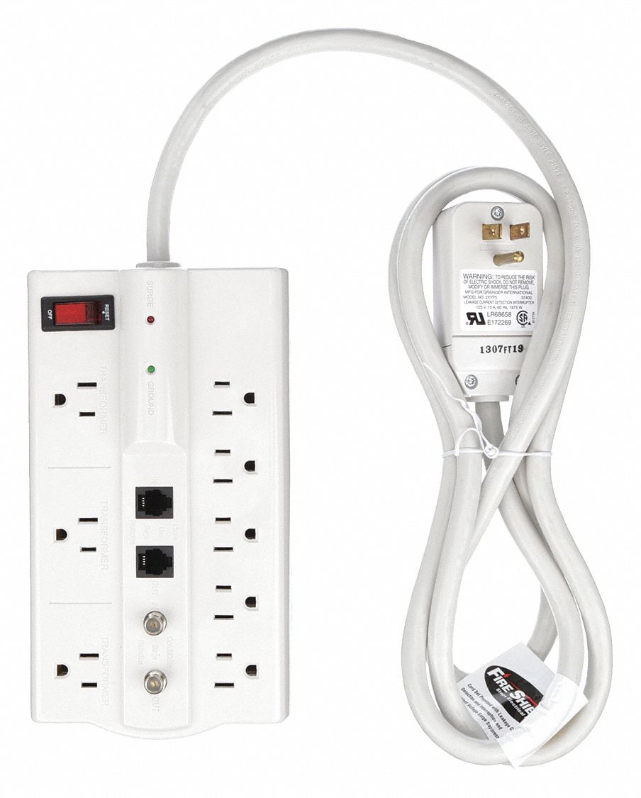 POWER FIRST Barra Multicontactos con Protección contra Sobretensiones ...