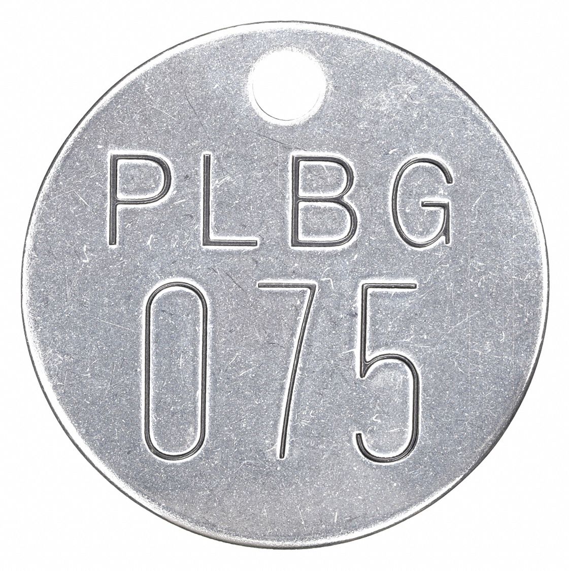 051-075, Silver, Numbered Valve Tag - 2YB56|2YB56 - Grainger