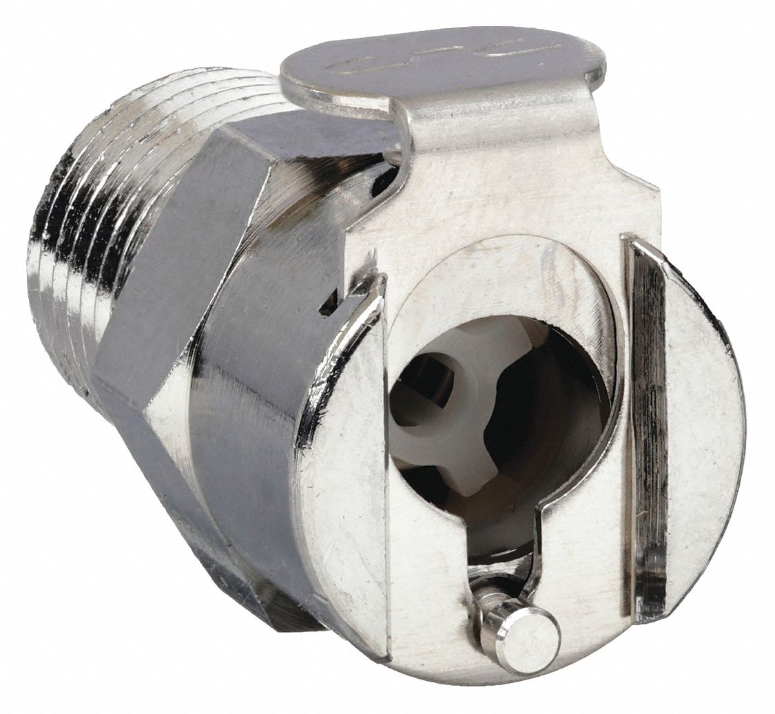 Straight, 1/4 in Pipe Size, Quick Connection Coupling - 2YCW8|MCD1004 ...
