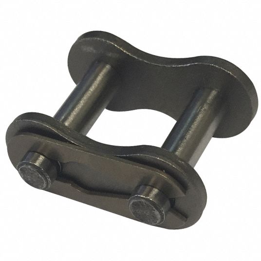 DAYTON Connecting Link: For Std Roller Chains, 40, Single Strand, 1/2 ...