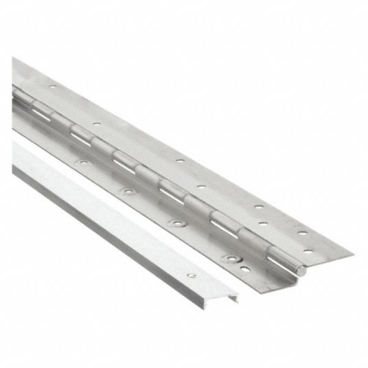 MARKAR, Stainless Steel, 7 ft Leaf Ht, Piano Hinge - 2YEY1|HS303-001 ...