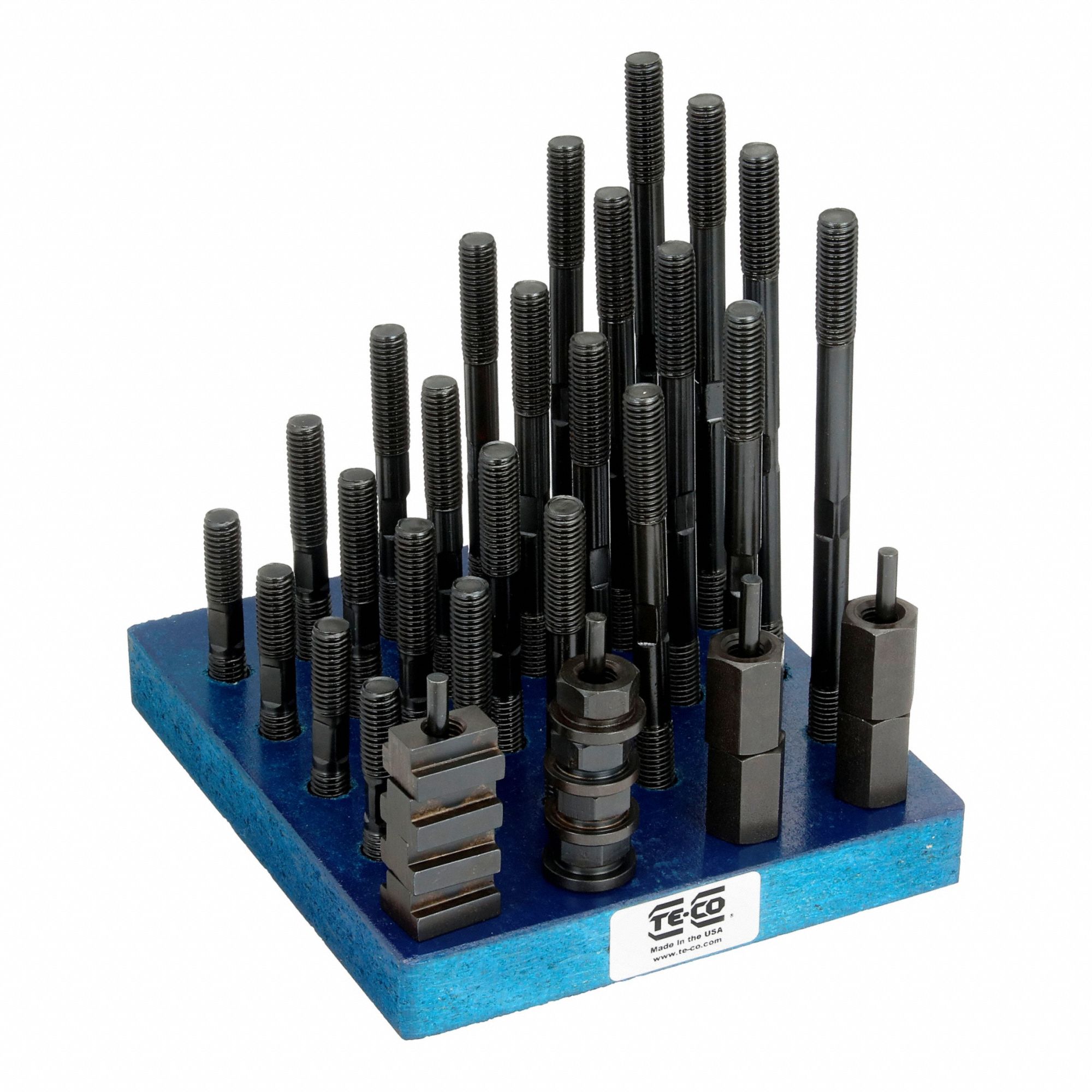 TE-CO, For 9/16 in T-Slot, 1/2"-13 Stud, Machine Clamping Kit - 2YGN8 ...