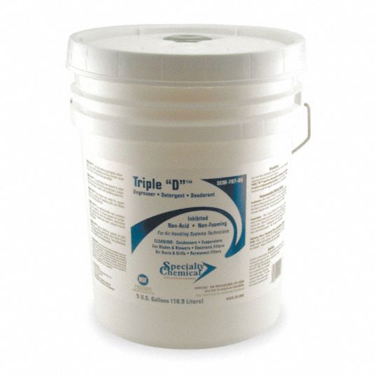 DIVERSITECH, 5 gal, Alkaline, Coil Cleaner - 2YJ71|TRIPLE-D-5 - Grainger