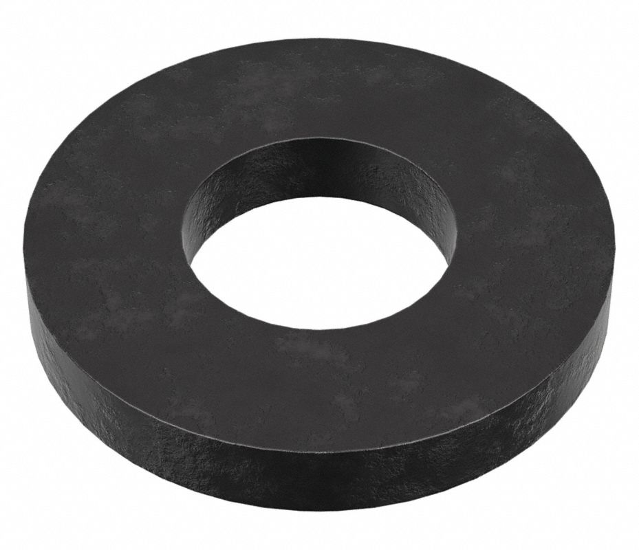 TE-CO Arandela Plana, Acero, 3/8"x7/8", Acero Endurecido, Óxido Negro ...