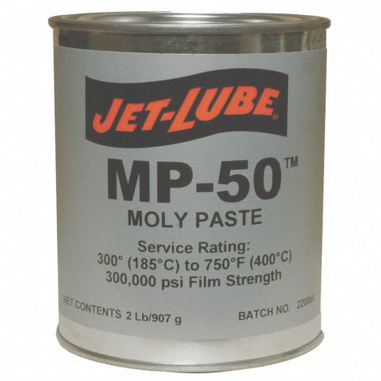 JET-LUBE Multipurpose Grease: MP-50(TM), Clay, Blue, 1 lb, NLGI Grade 3.5, 750°F Max. Op Temp ...