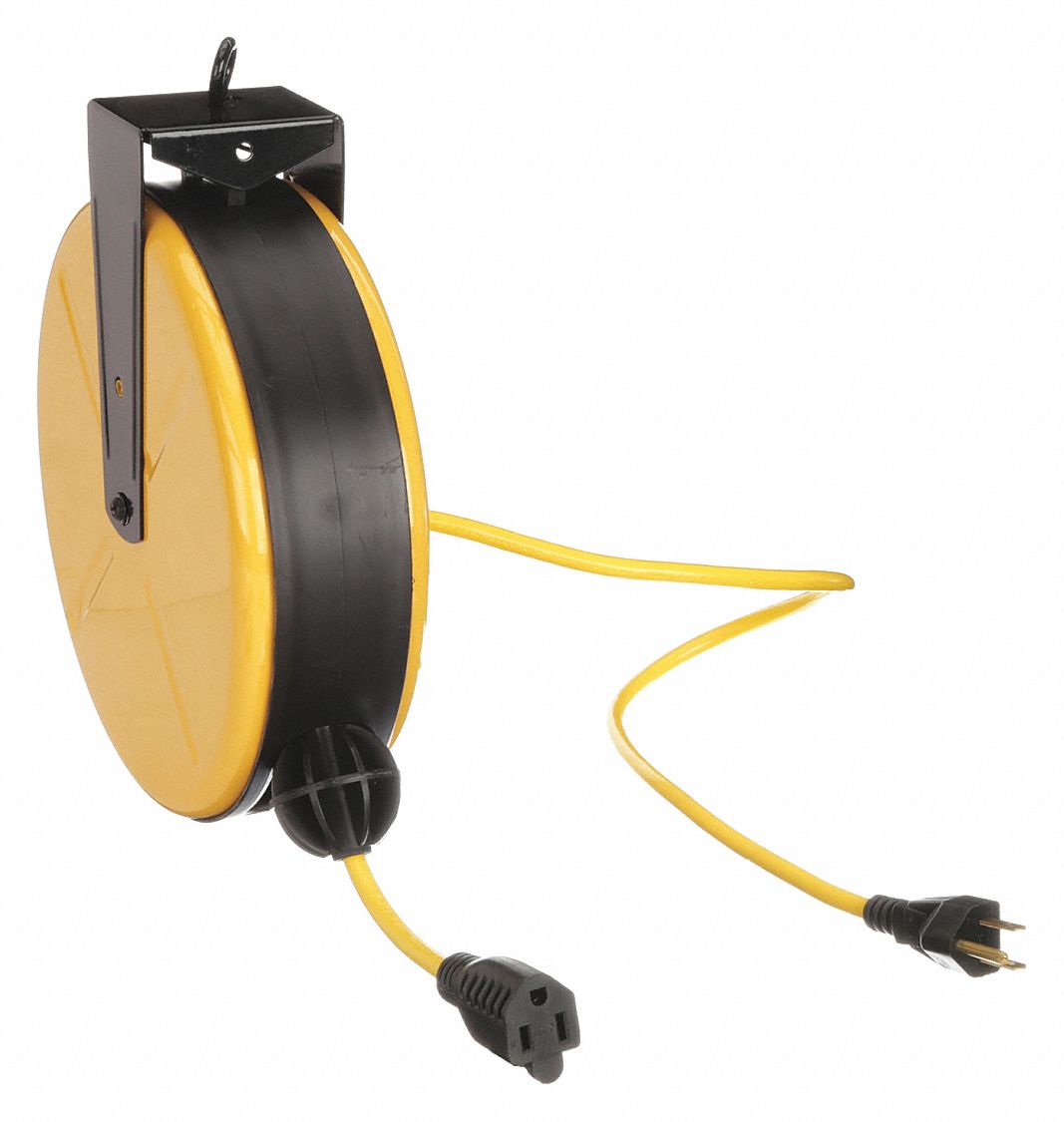 Lumapro Grounding Plug Nema 5 15p Retractable Cord Reel 2ykt4