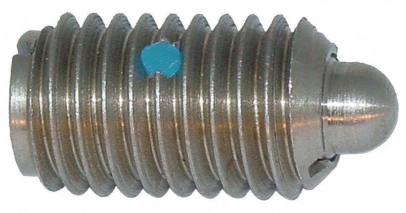 TE-CO, Slotted, SS Body & Plunger, Spring Plunger - 2YLH5|53505 - Grainger