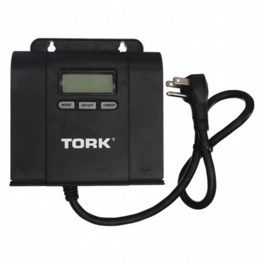 TORK, Digital, Indoor/Outdoor, Plug-In Timer - 2YMV7|SA210 - Grainger