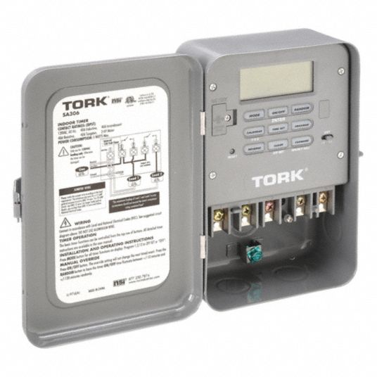 TORK, Astronomic, DPST, Electronic Timer - 2YMW1|SA306 - Grainger
