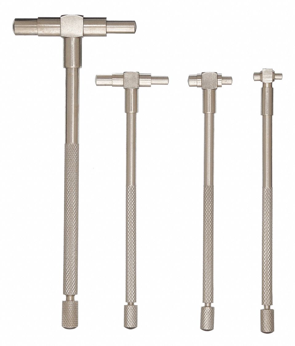 Telescoping Gage Set, Number of Pieces 4 - Grainger