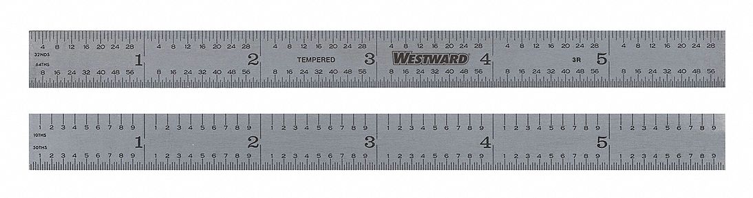 Flexible Rule,6 In,3R Graduations - Grainger