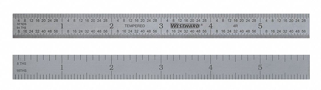 Flexible Rule,6 In,4R Graduations - Grainger