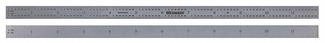 Flexible Rule,12 In,4R Graduations - Grainger