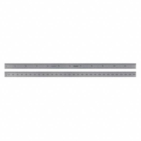 Steel Rule,Flex,12In,10th/50th/1mm/.5mm - Grainger