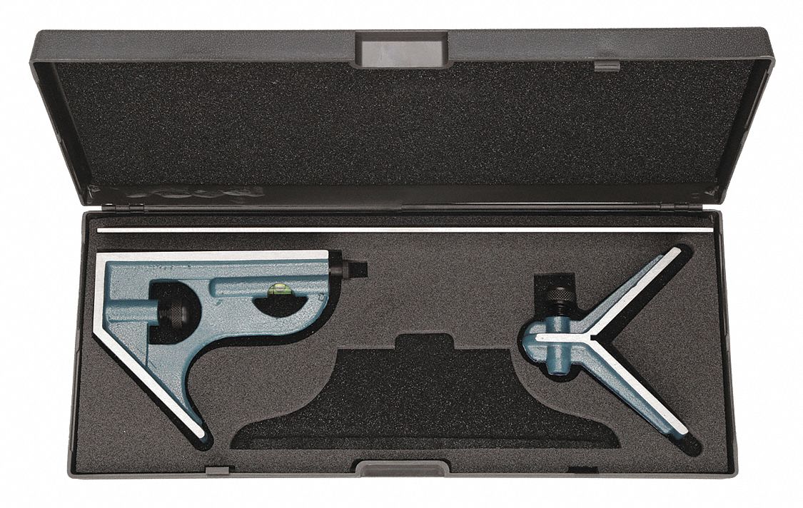 WESTWARD, Inch, Satin Chrome, Combination Square Set - 2YNH3|2YNH3 ...