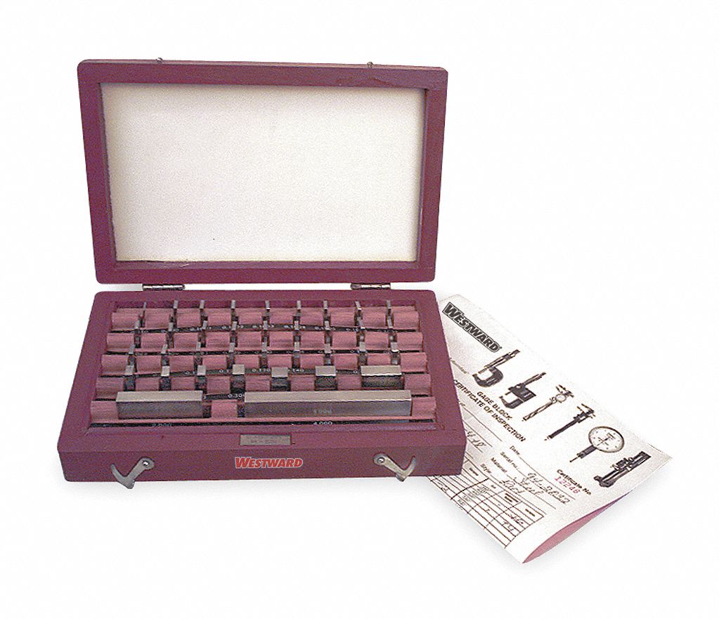 Gage Block Set,36 Pc, Shape Rectangular, Grade —, Material Steel - Grainger