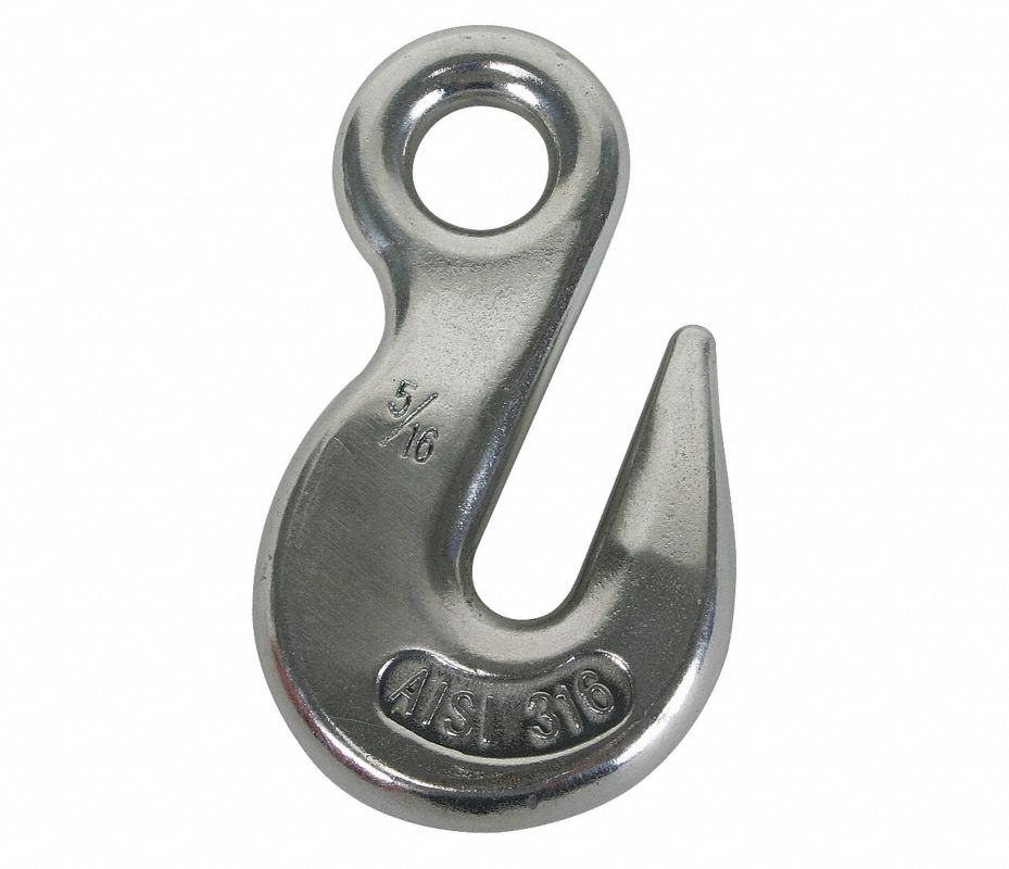 DAYTON Gancho Tipo Agarre, Acero Inoxidable 316, Grado 50, Tamaño ...