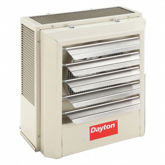 DAYTON, 208/240V AC, 1-phase, 16 in x 14 in x 8-1/2 in, Electric Wall ...
