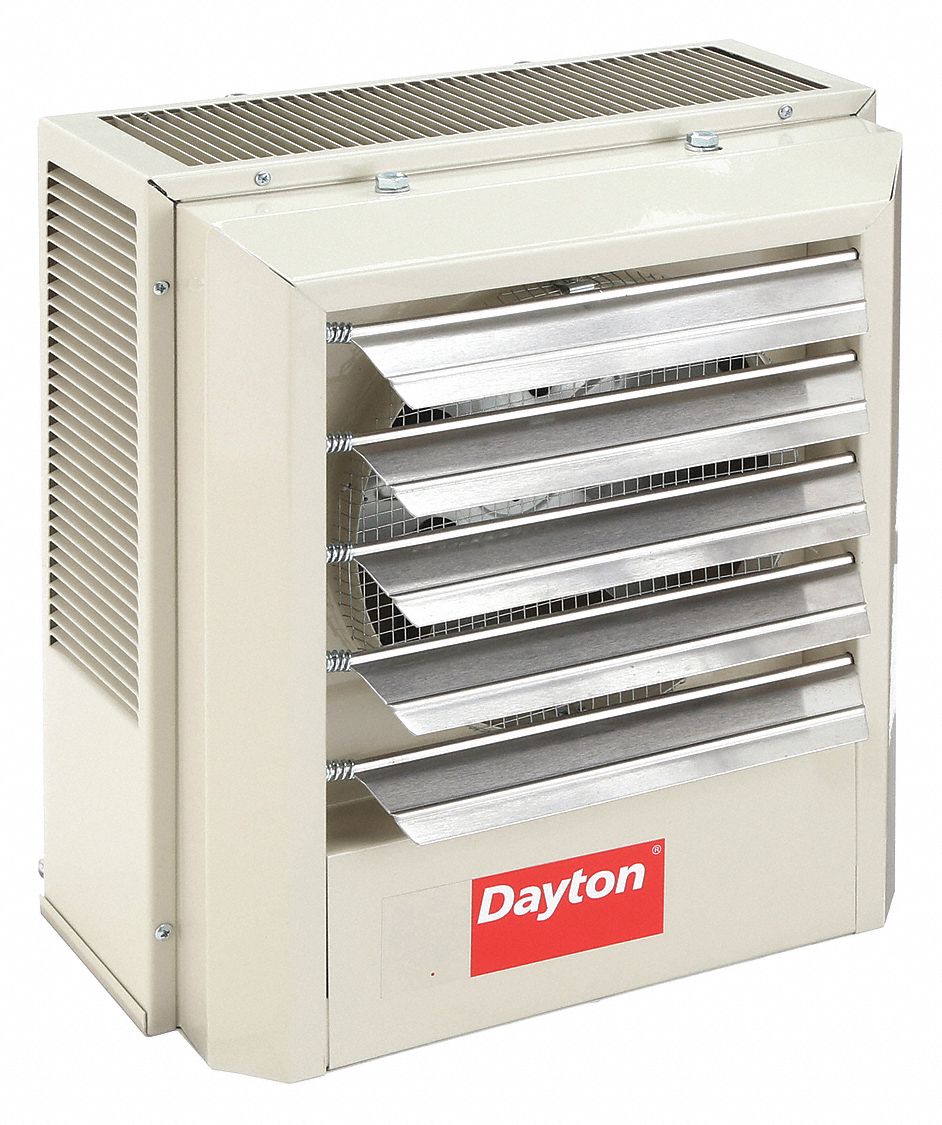 DAYTON, 208V AC, 1-phase, 16 in x 14 in x 8-1/2 in, Electric Wall ...