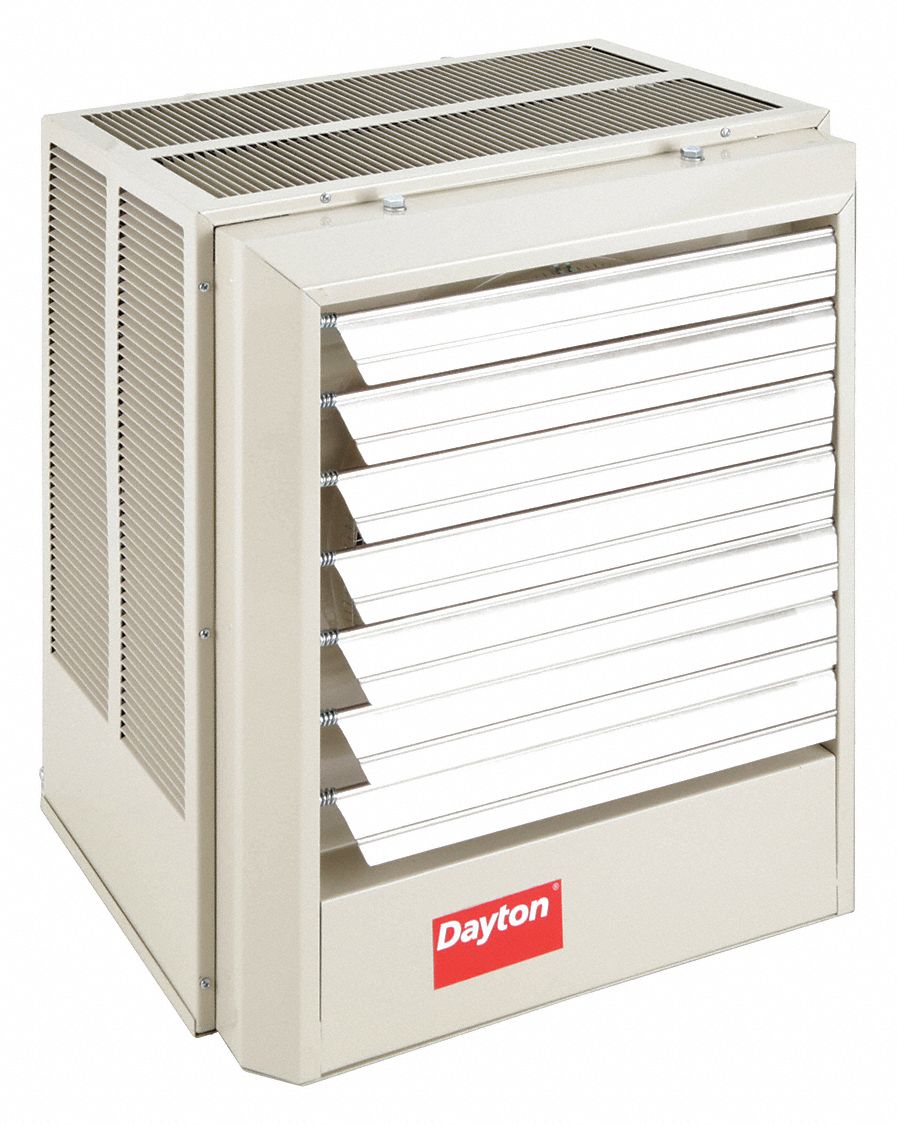 DAYTON, 480V AC, 3-phase, 21-3/4 in x 19 in x 13-3/4 in, Electric Wall ...