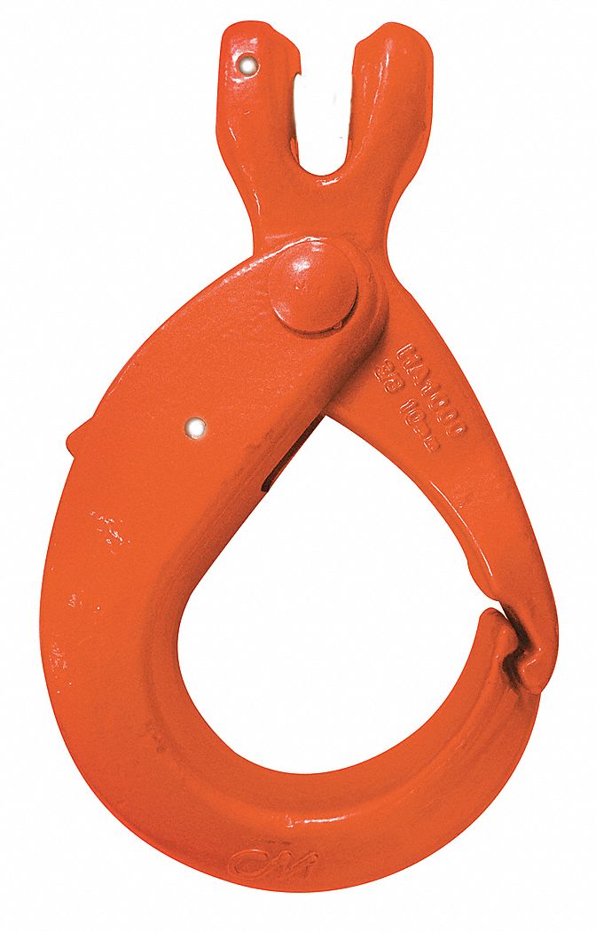 Slip Hook, Steel, 100 Grade, Clevis, 1/2 in Trade Size, 15,000 lb ...