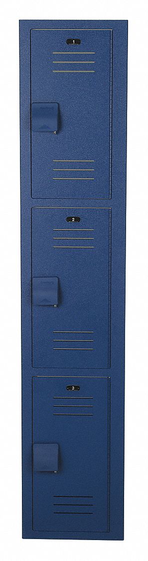 BRADLEY, 15 in x 18 in x 72 in, Louvered, Wardrobe Locker - 2YY47 ...