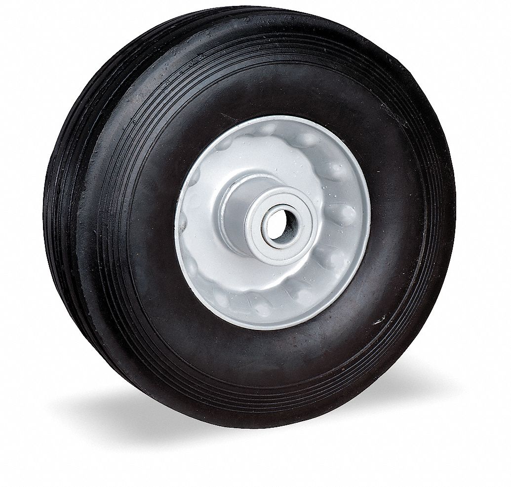 Semi-Pneumatic Wheel, 8 1/4 in Wheel Dia., 250 lb Load Rating - Grainger