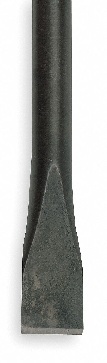Flat Rivet Chisel, 0.401" Shank Size, 18" Overall Length, Alloy Steel ...