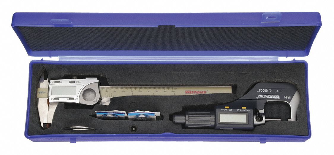 Precision Measuring Tool Kit,2pc, Number of Pieces 2 - Grainger