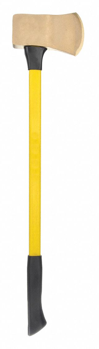 AMPCO, 36 in Overall Lg, 5 in Cutting Edge Lg, Flat Head Axe - 2ZB22|A ...