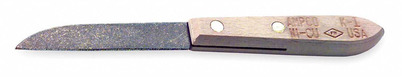 AMPCO, Straight, 6 3/4 in Overall Lg, Common Knife - 2ZB27|K-1 - Grainger