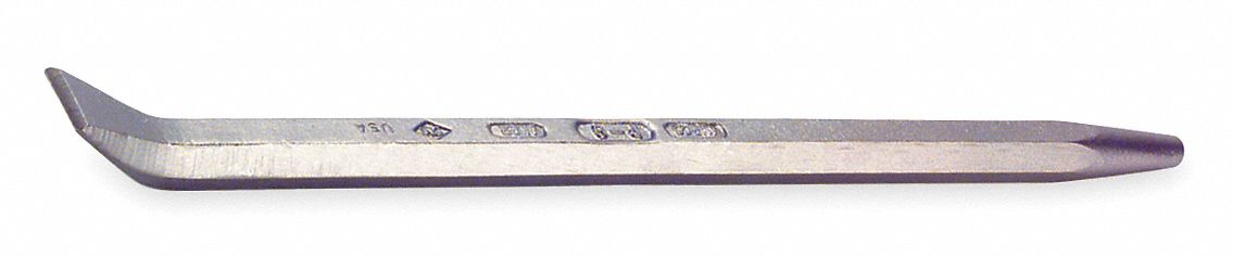 AMPCO Pinch Bar: Point/Wedge End, 18 in Overall Lg, 3/4 in Bar Wd, 1 in ...