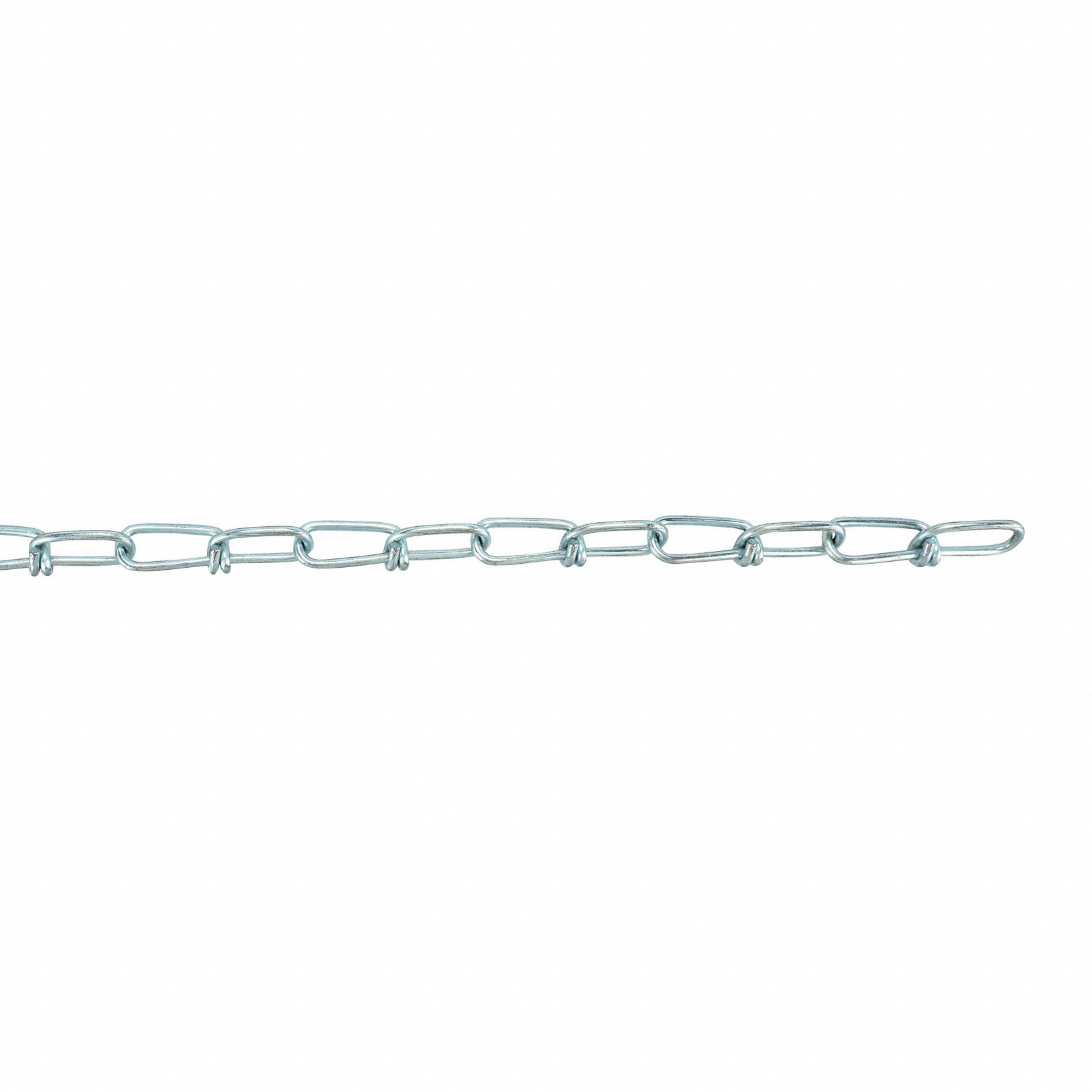Steel, 255 lb Working Load Limit, Double Loop Chain - 2ZDH7|2ZDH7 ...