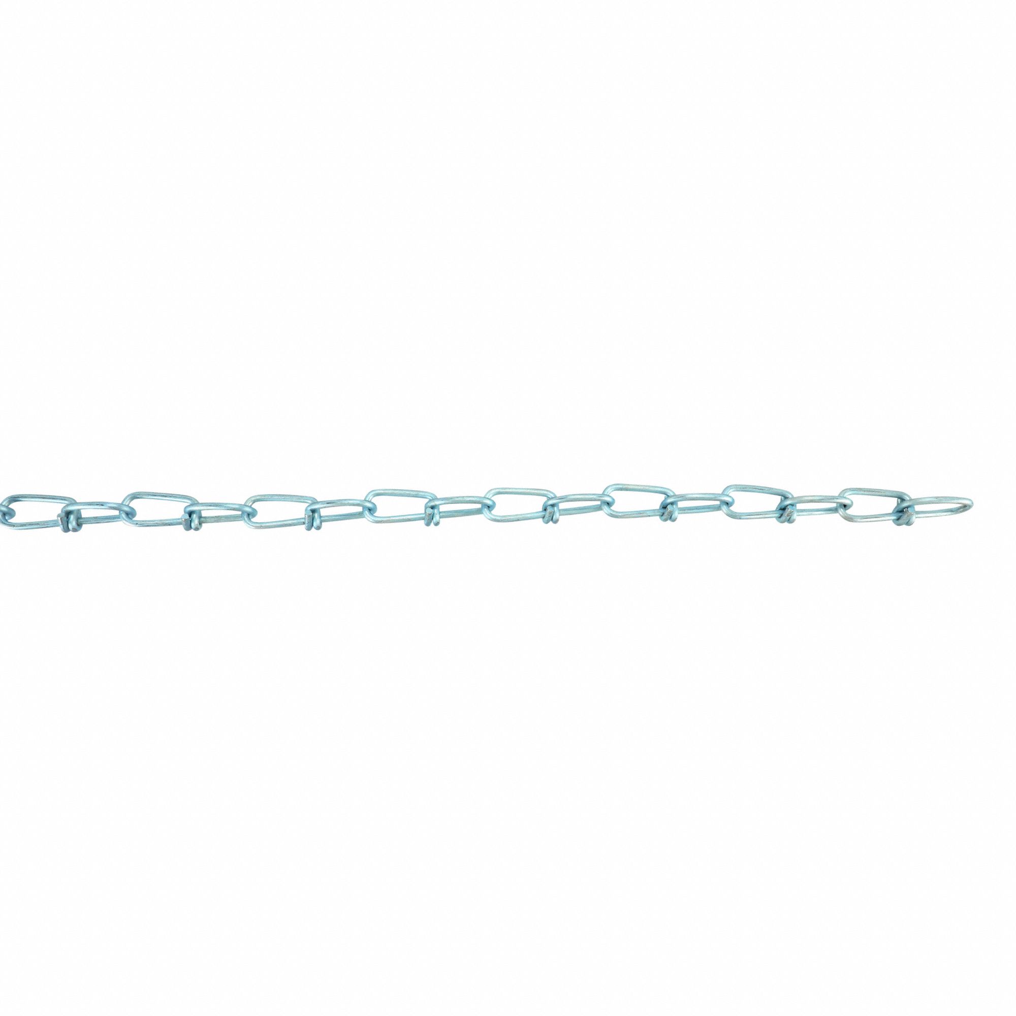 Steel, 305 lb Working Load Limit, Double Loop Chain - 2ZDH8|2ZDH8 ...