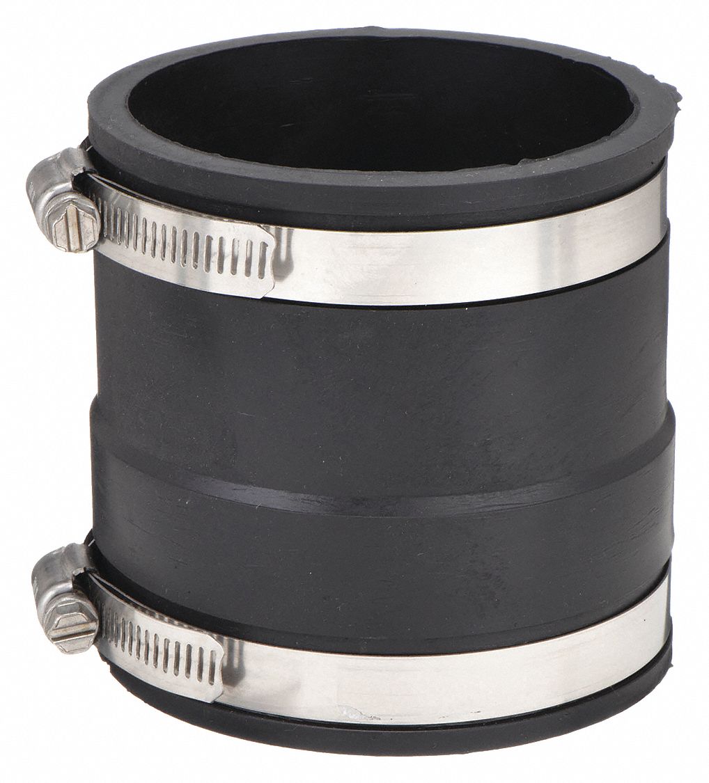 PVC, For 3 in Pipe, Flexible Coupling - 2ZJ89|1070-33 - Grainger