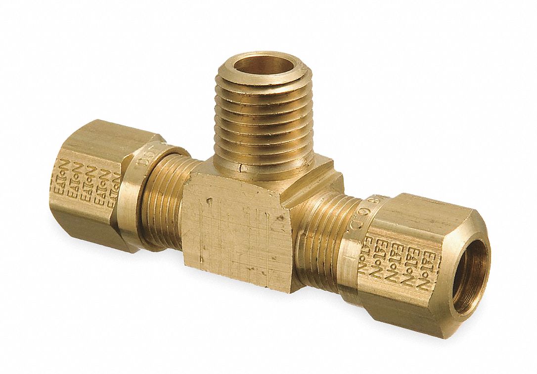 Eaton Weatherhead Male Branch Tee Nickel Plated Brass For 1 2 In X 1
