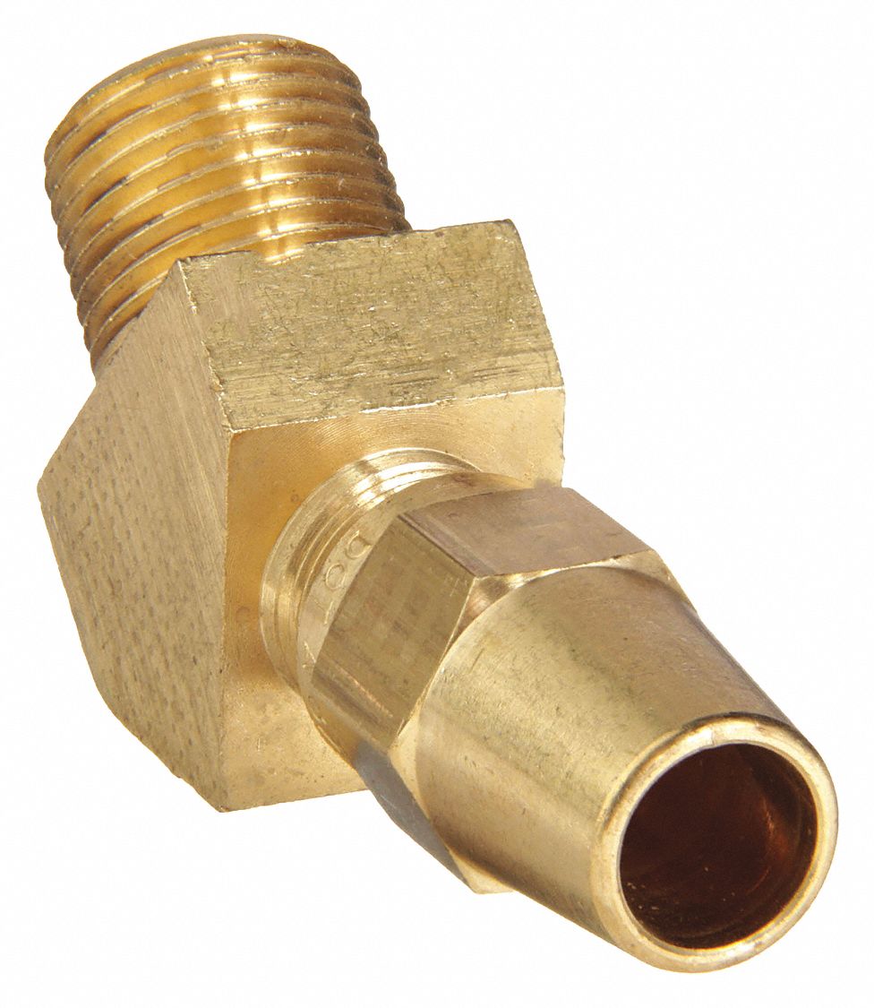 WEATHERHEAD, 3/8 in OD x 3/8 in Pipe Fitting Size, Compression x NPTF ...