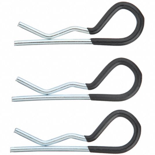 REESE, 1/4 in Overall Lg, 3 1/4 in Overall Wd, Hitch Comfort Grip Clip ...