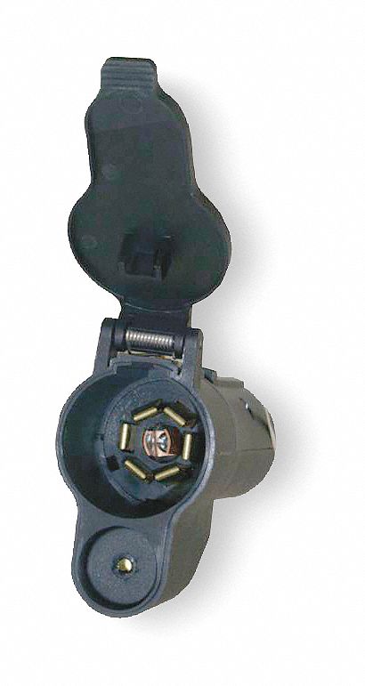 REESE Trailer Adapter With Backup Alarm: 7-Way Blade, 7-Way Blade ...