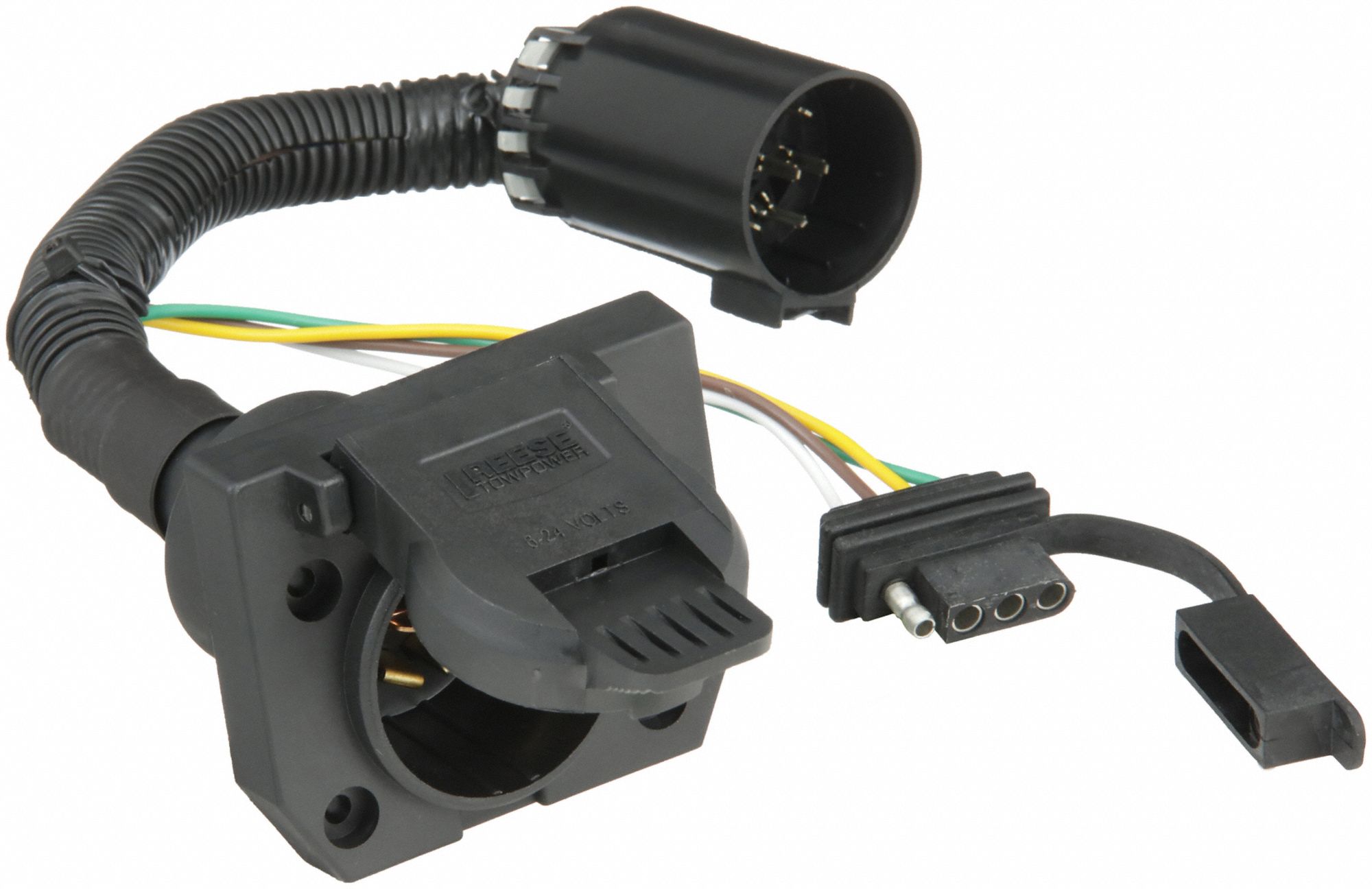 REESE, 7-Way Blade, 4-Way Flat/7-Way Blade, Combo Connector - 2ZPX4 ...