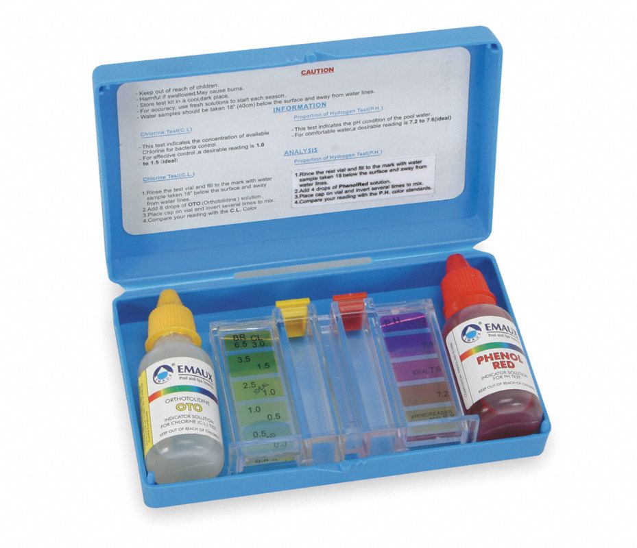 APPROVED VENDOR Kit de Análisis de Agua , Incluye Carcasa - 2ZTV9 ...