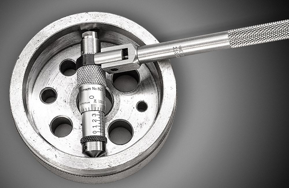 STARRETT Mechanical Tubular-Rod Inside Micrometer: 1.5 in to 8 in Range ...