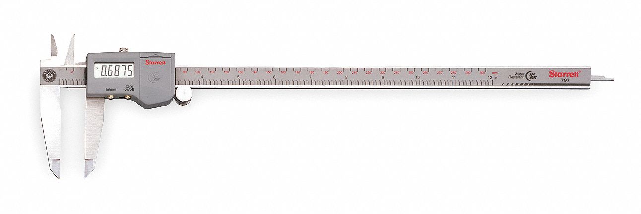 Electronic Waterproof Caliper, SPC Output Yes, Accuracy +/-0.0015 in/0. ...
