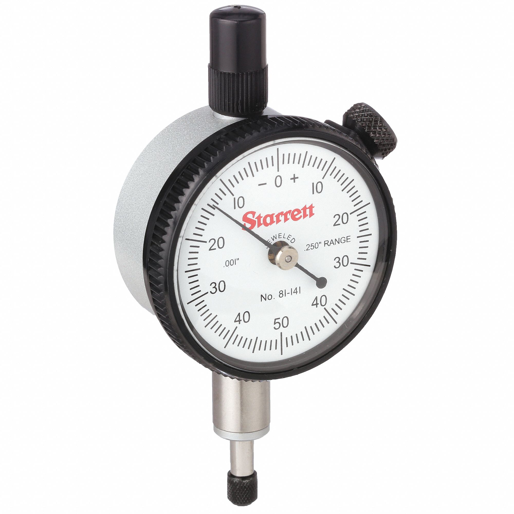 STARRETT, 0 in to 0.25 in, Inch, Dial Indicator - Lug Back - 2ZUH4|81-141J - Grainger