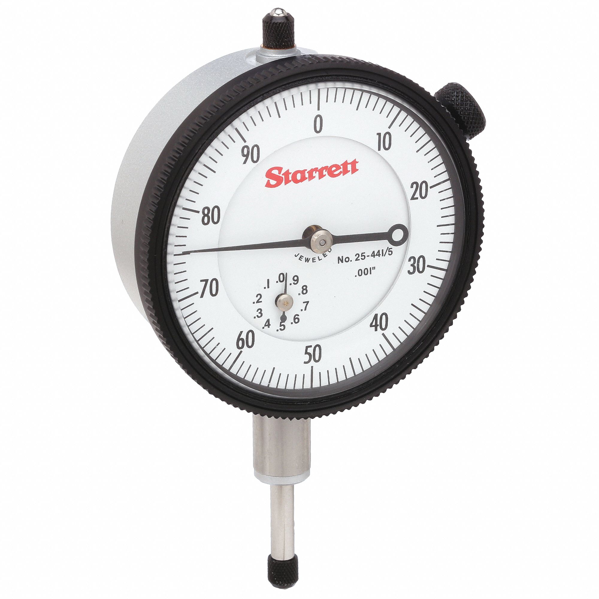 STARRETT, 0 in to 0.5 in, Inch, Dial Indicator - Lug Back - 2ZUH8|25-441/5J - Grainger