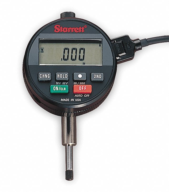 Electronic Indicator w/Output, Range 0.600 in/15 mm, Accuracy +/-0.0002 ...