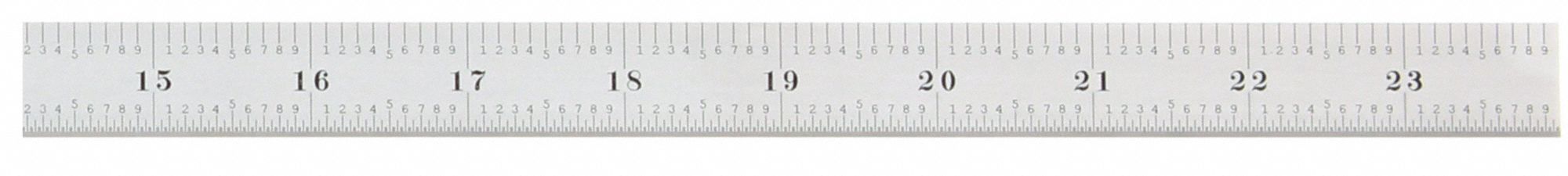 STARRETT Steel Rule, Flexible, 24 In, 5R Grad - 2ZUV2|C305R-24 - Grainger